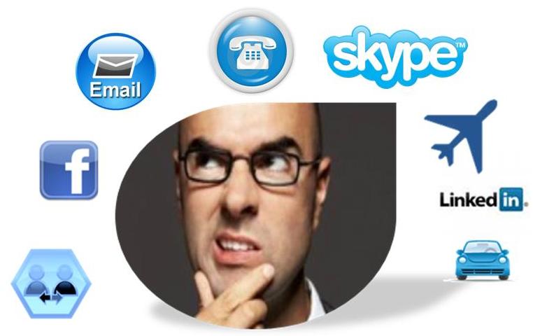 Email vs. Phone Call vs. Face-to-Face